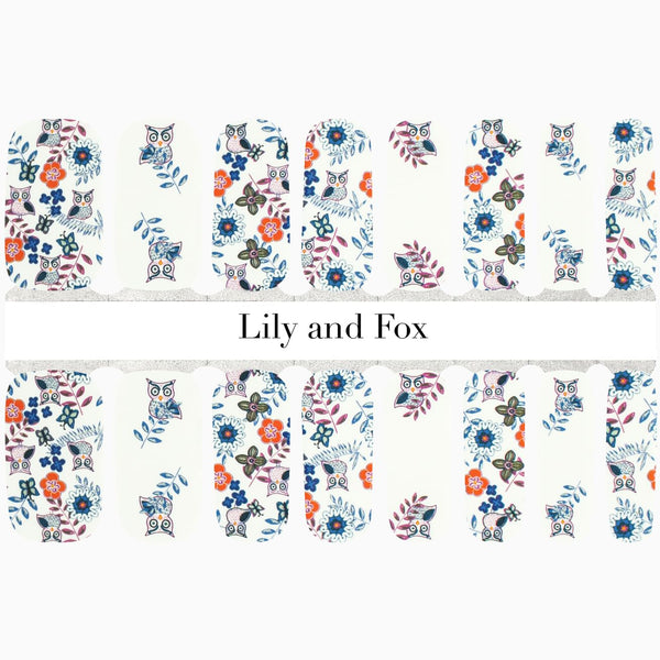 You're a Hoot Nail Wraps Online Shop - Lily and Fox - Lily & Fox