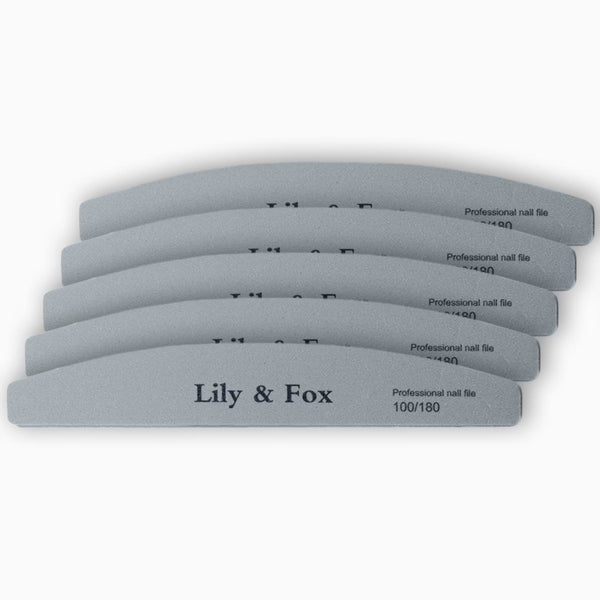 Nail File Soft - 5 Pack (7 inch foam core nail file) - Lily & Fox